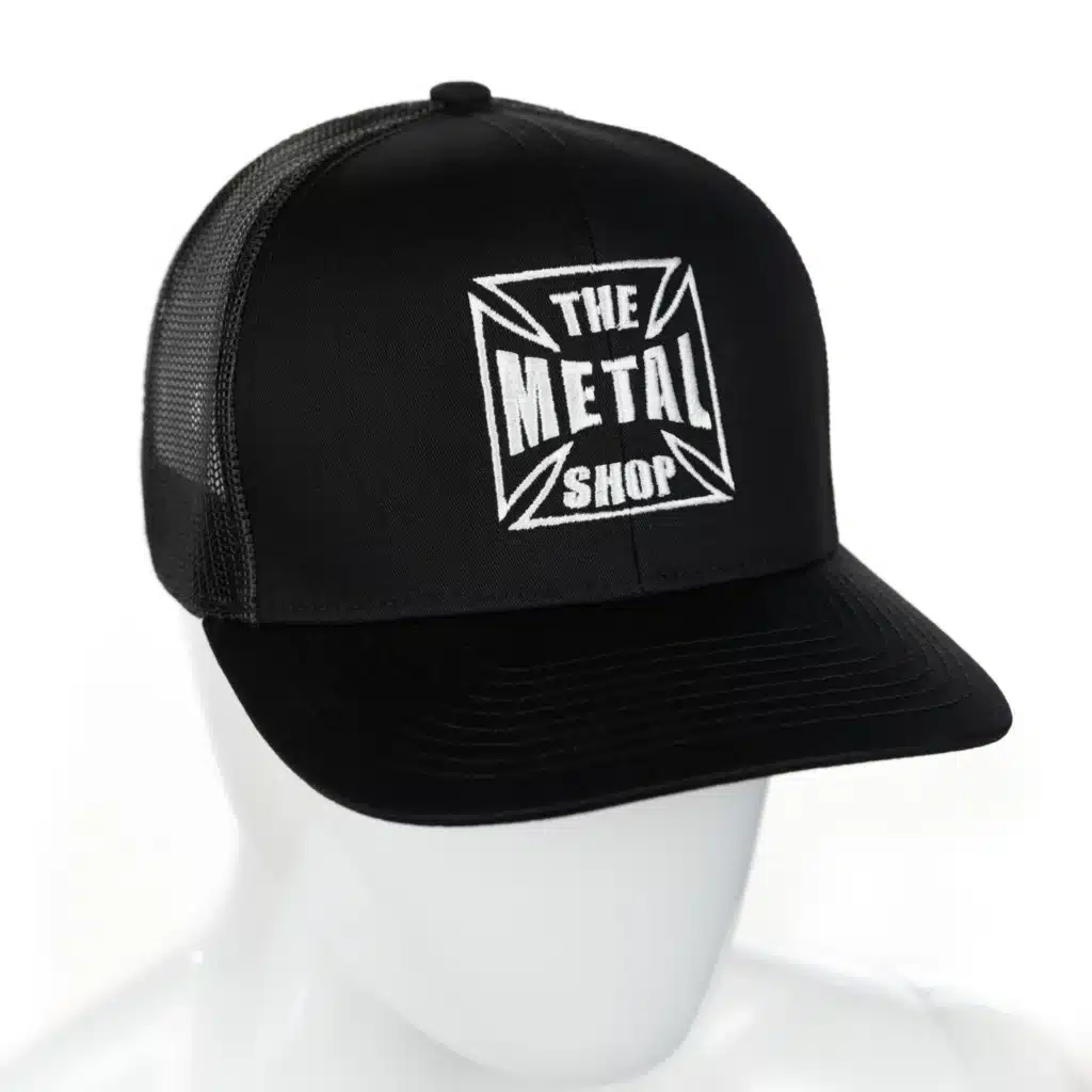 The Metal Shop Mesh Hat - Black - The Metal Shop